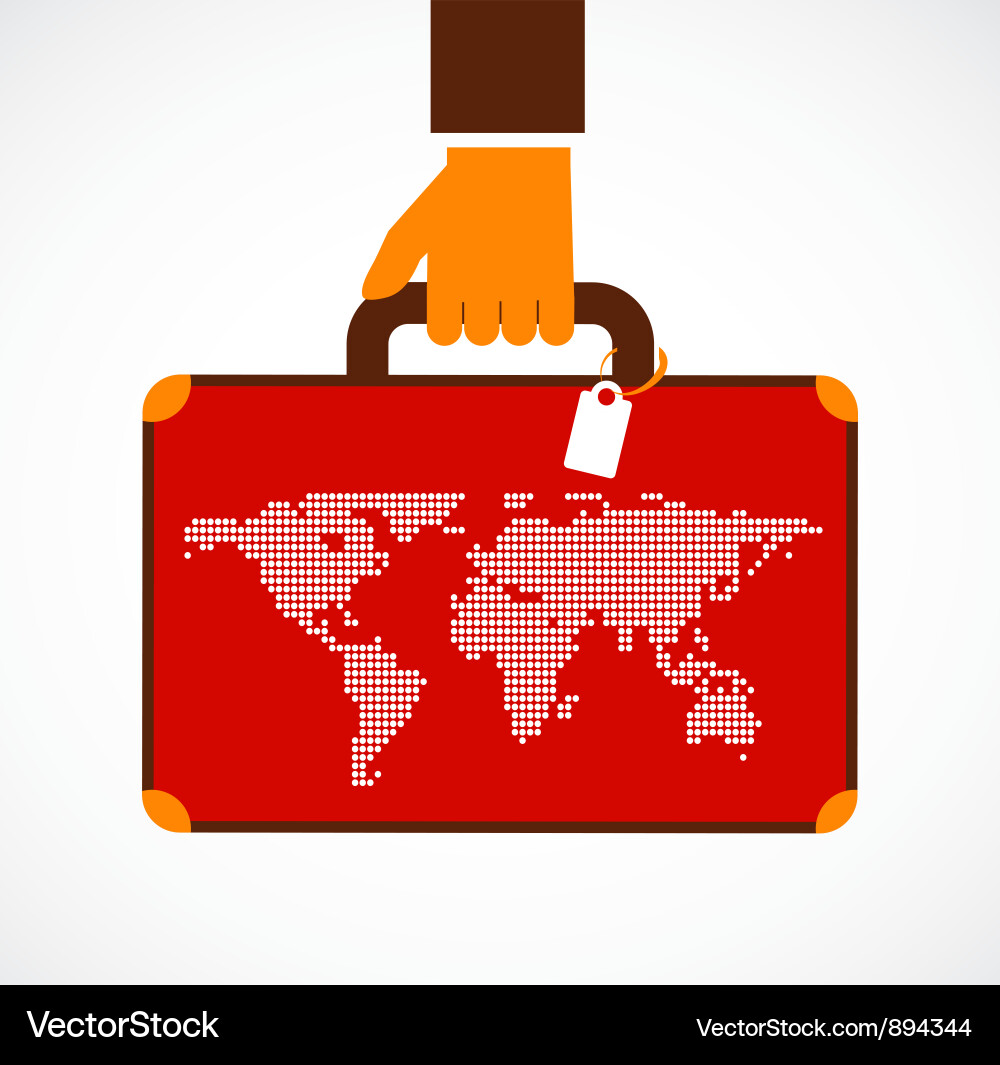 Business travel Royalty Free Vector Image - VectorStock