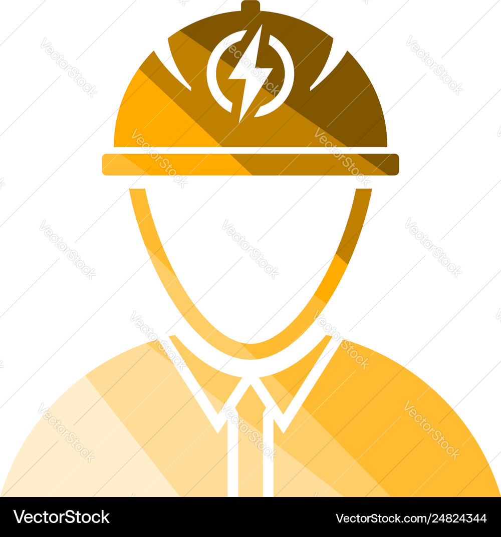 Electric engineer icon Royalty Free Vector Image