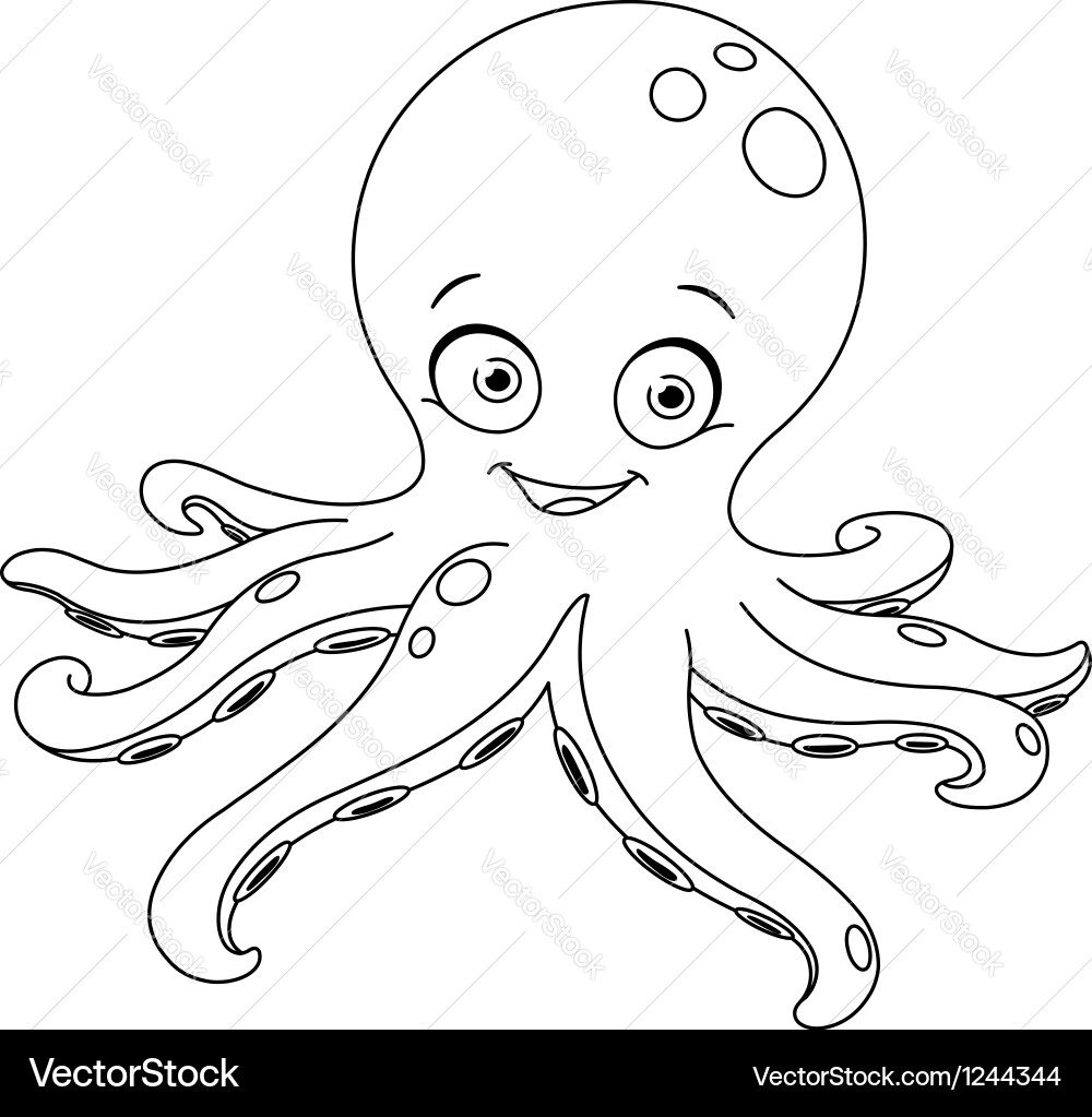 Octopus Outline