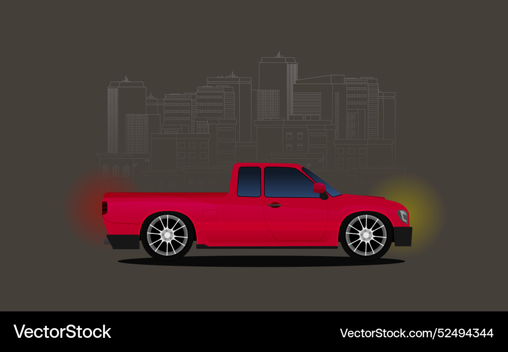 Racing car isolated on color background Royalty Free Vector