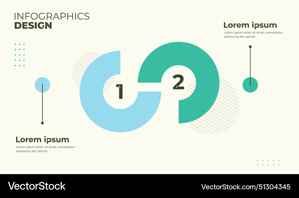 Colorful pie infographics template Royalty Free Vector Image