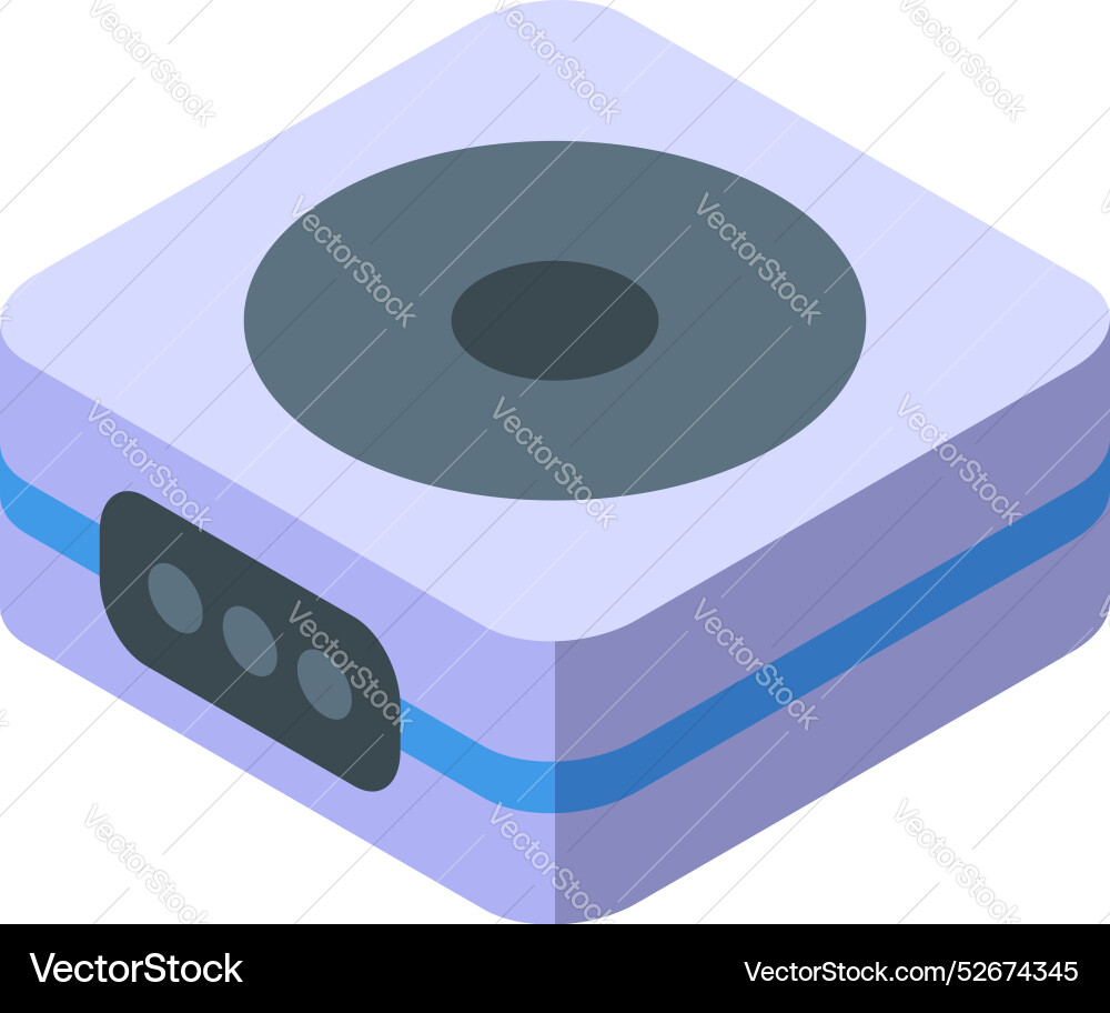 Modern router providing wireless internet Vector Image