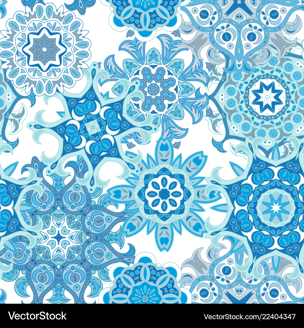 Ethnic Mandala Pattern Royalty Free Vector Image
