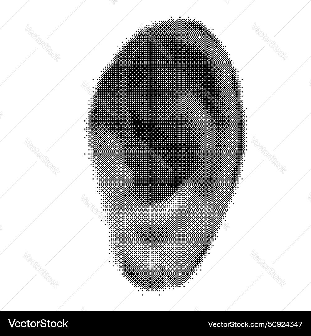 Square pixel art ear isolated realistic human Vector Image