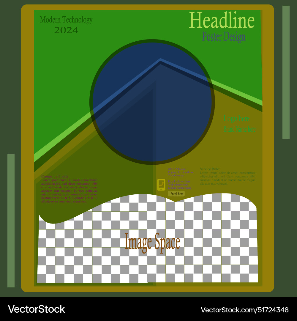 Poster design 1 Royalty Free Vector Image - VectorStock