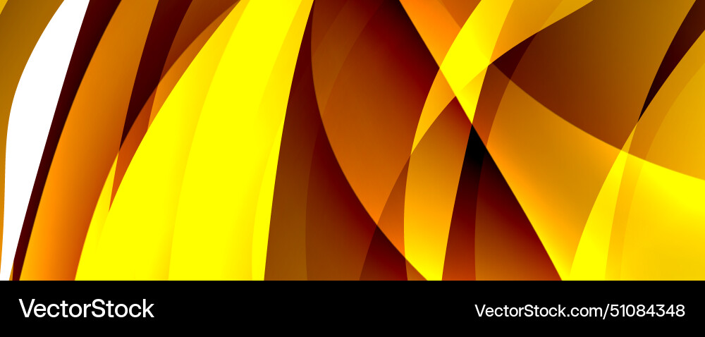 Vibrant yellow and brown abstract backdrop with a Vector Image