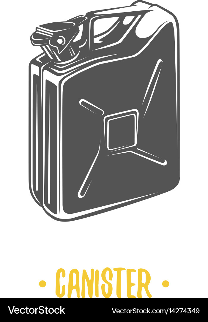 Canister Royalty Free Vector Image - VectorStock
