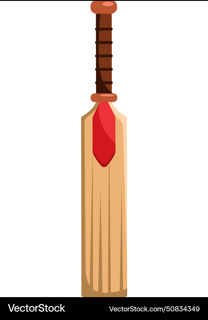 Cricket bat sports Royalty Free Vector Image - VectorStock