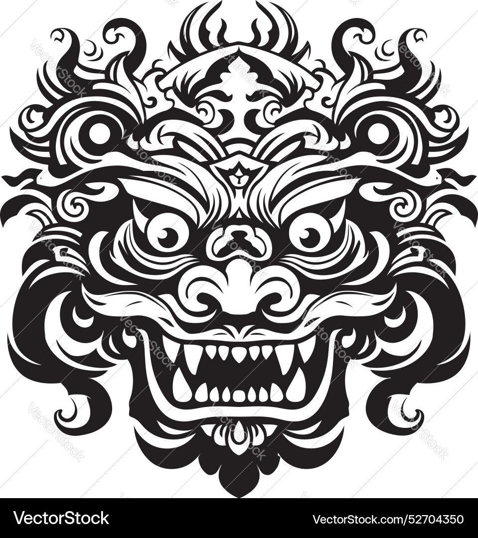 Traditional borong patterns balinese iconic Vector Image