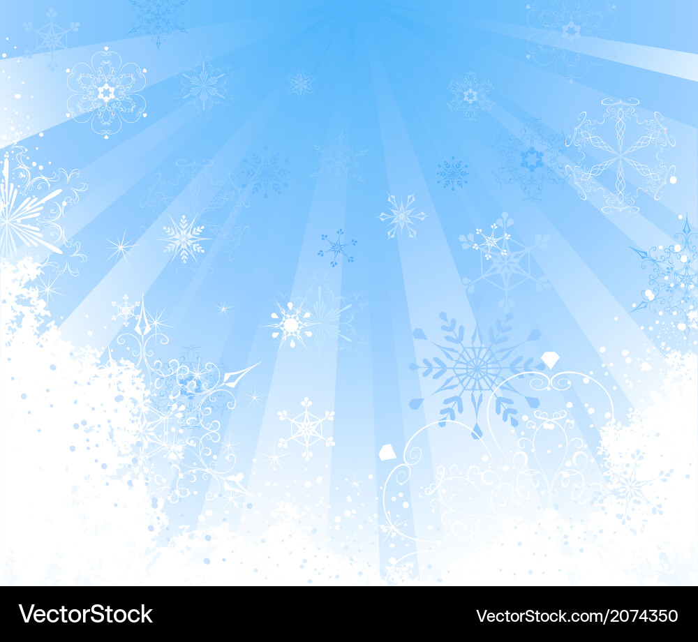 White snow Royalty Free Vector Image - VectorStock