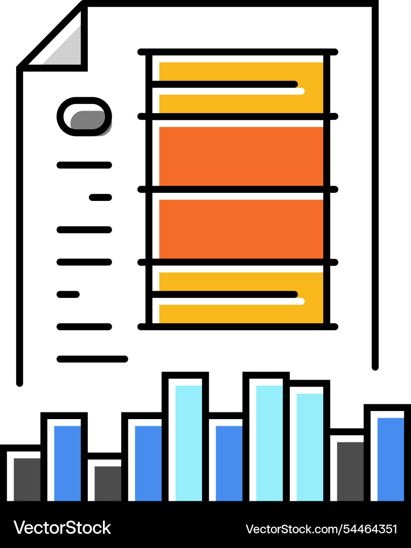 Demand oil industry color icon Royalty Free Vector Image