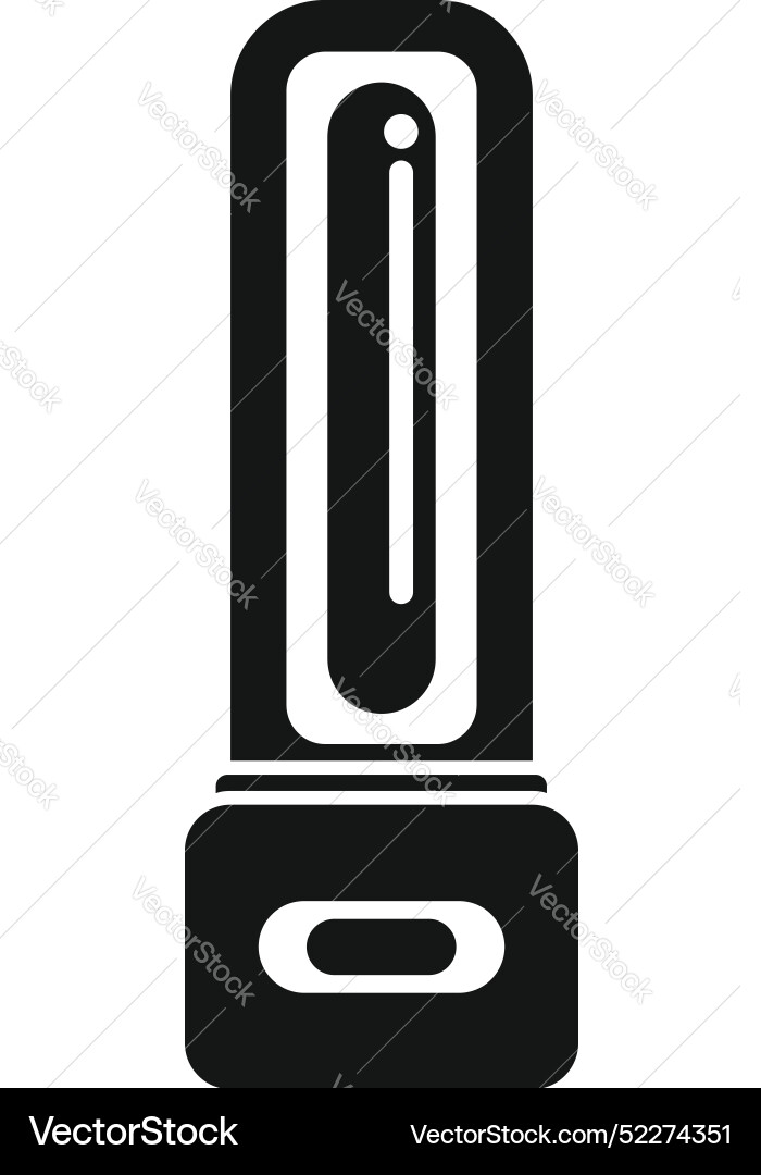 Ultraviolet lamp icon simple style Royalty Free Vector Image