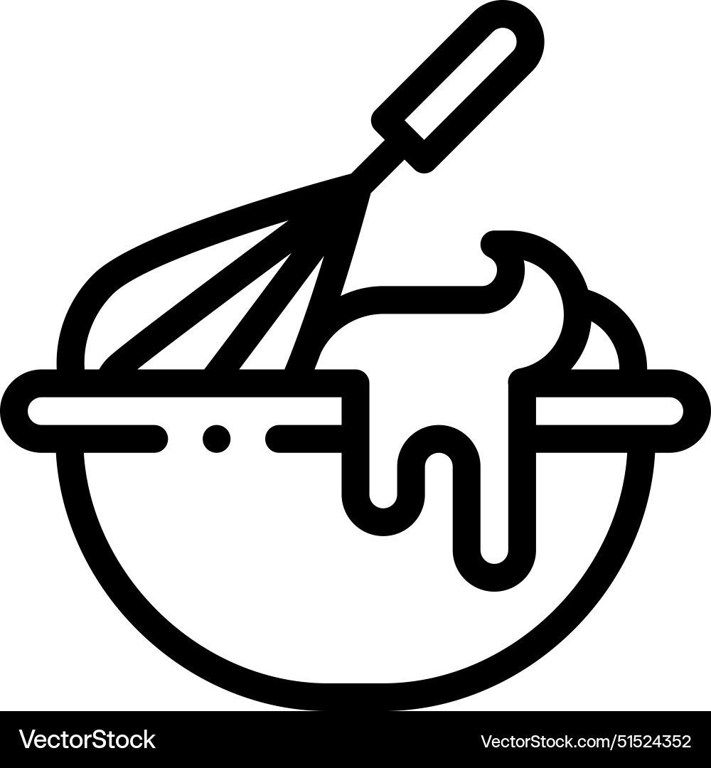 Beat icon thin linear style design isolated Vector Image