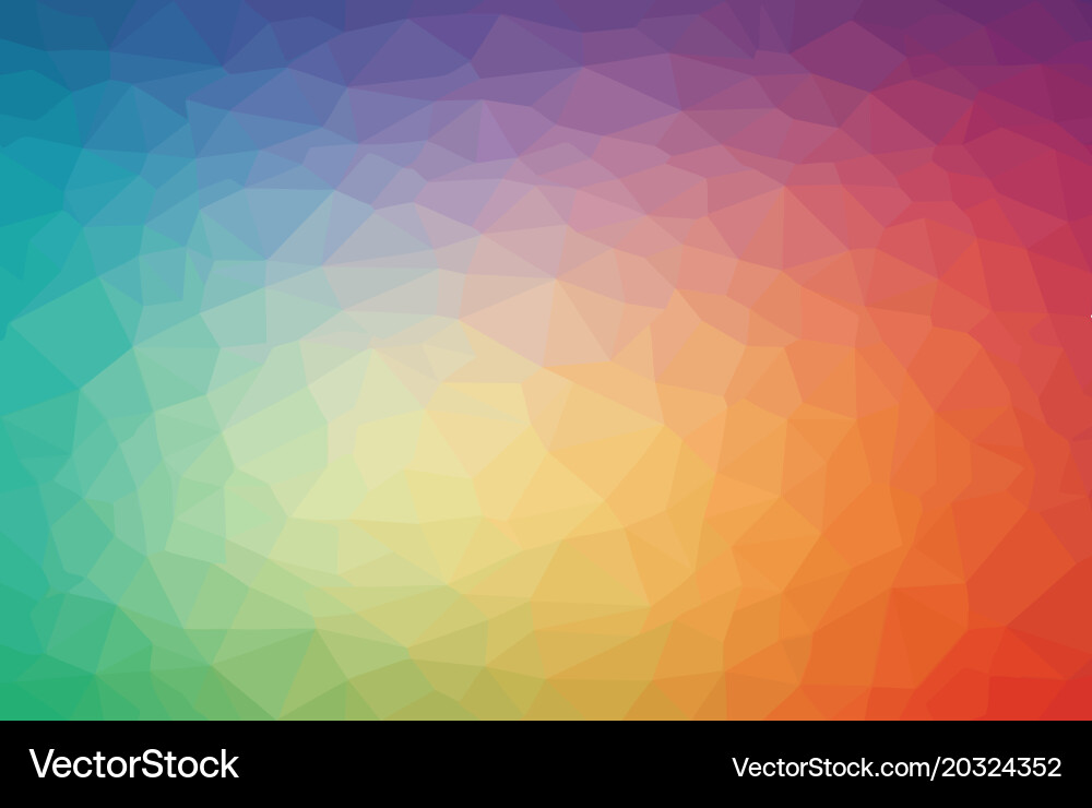 Colorful Polygon Abstract Background Royalty Free Vector