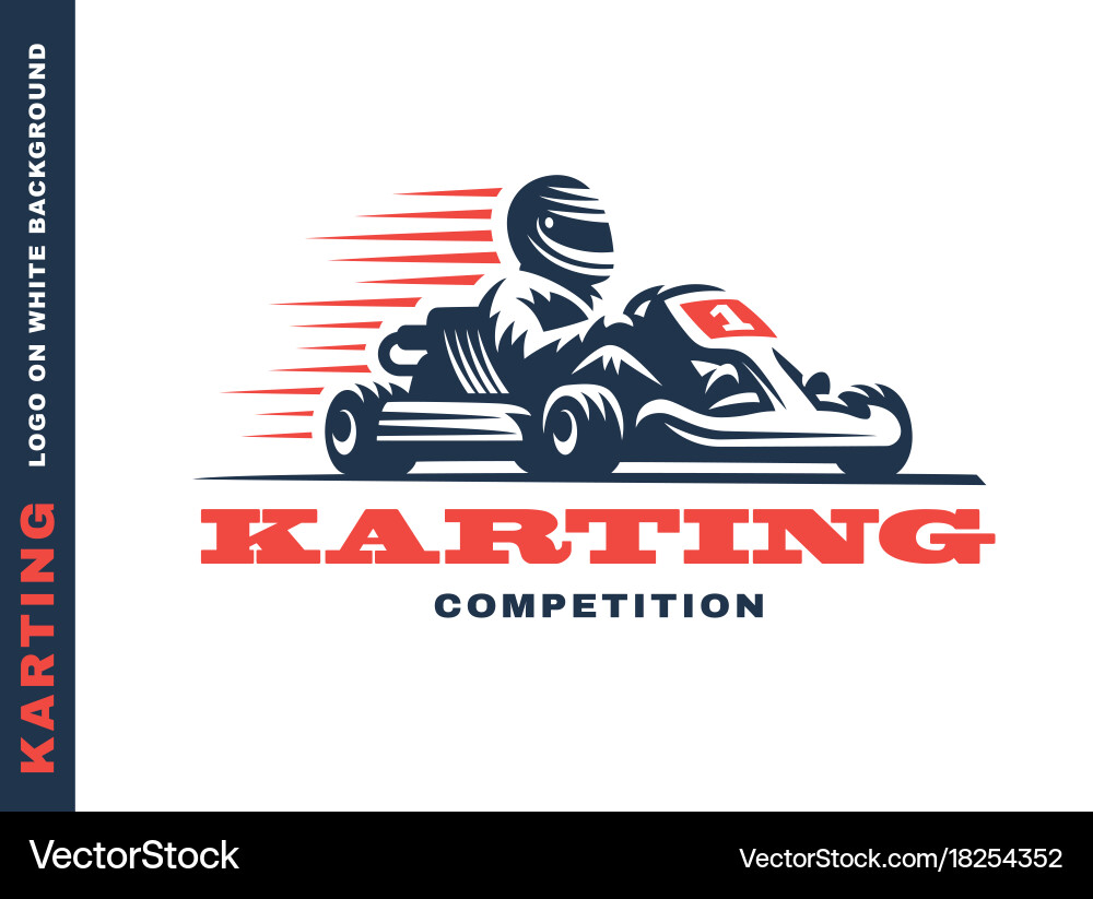 Go Kart Logo Racer Vector Images (over 140)