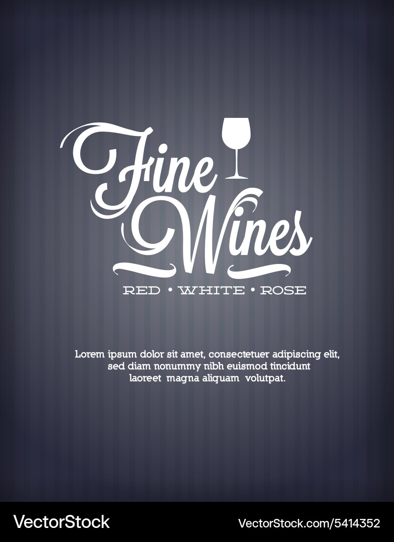 Wine Background - Elegant Abstract Royalty Free Vector Image