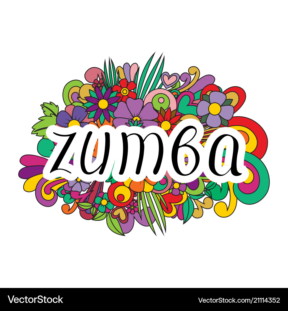 Zumba dance Royalty Free Vector Image - VectorStock