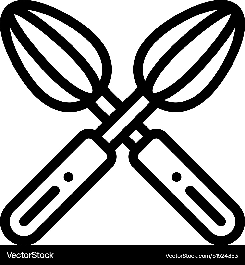 Beater icon thin linear style design isolated Vector Image