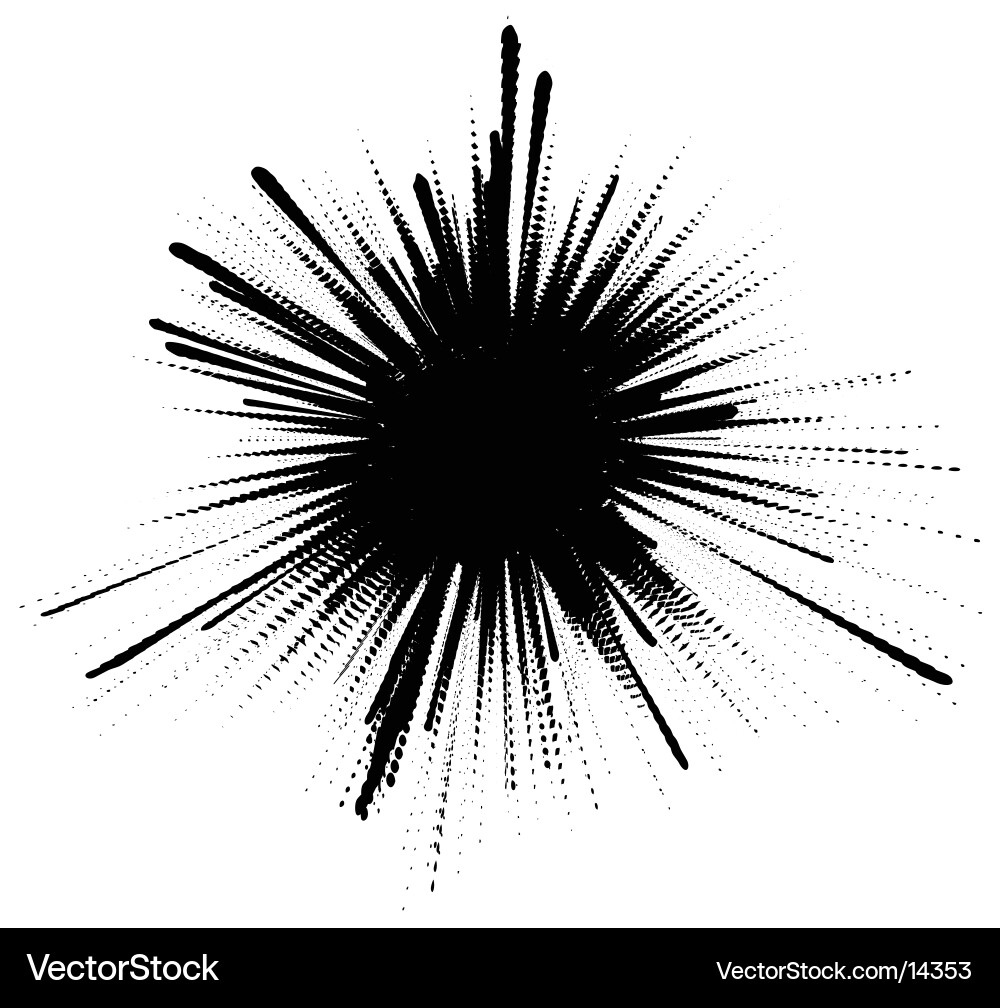 Bursting ink Royalty Free Vector Image - VectorStock