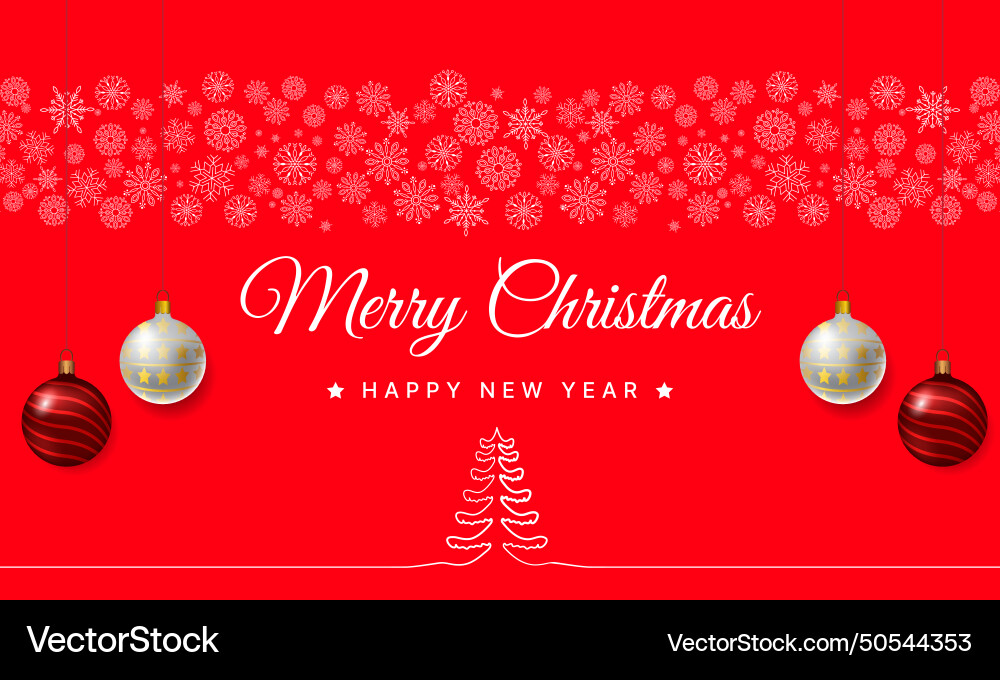 Christmas greeting background and white Royalty Free Vector