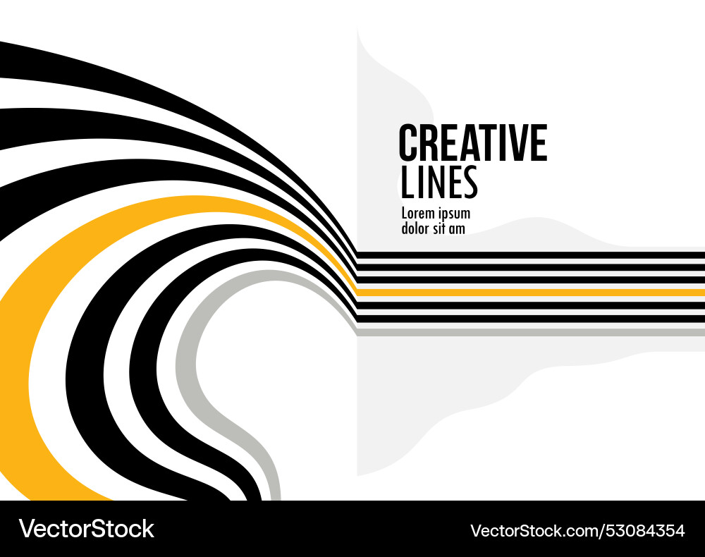 Future lines in 3d perspective abstract Royalty Free Vector