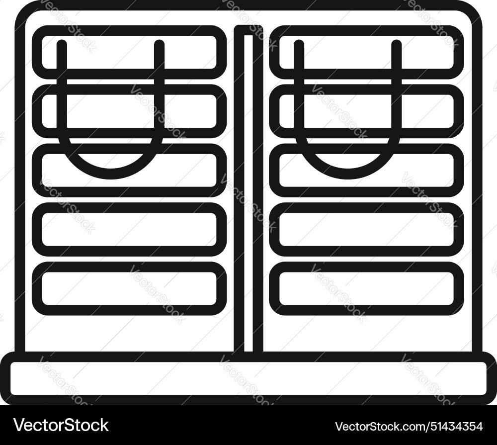 Modern building facade Royalty Free Vector Image