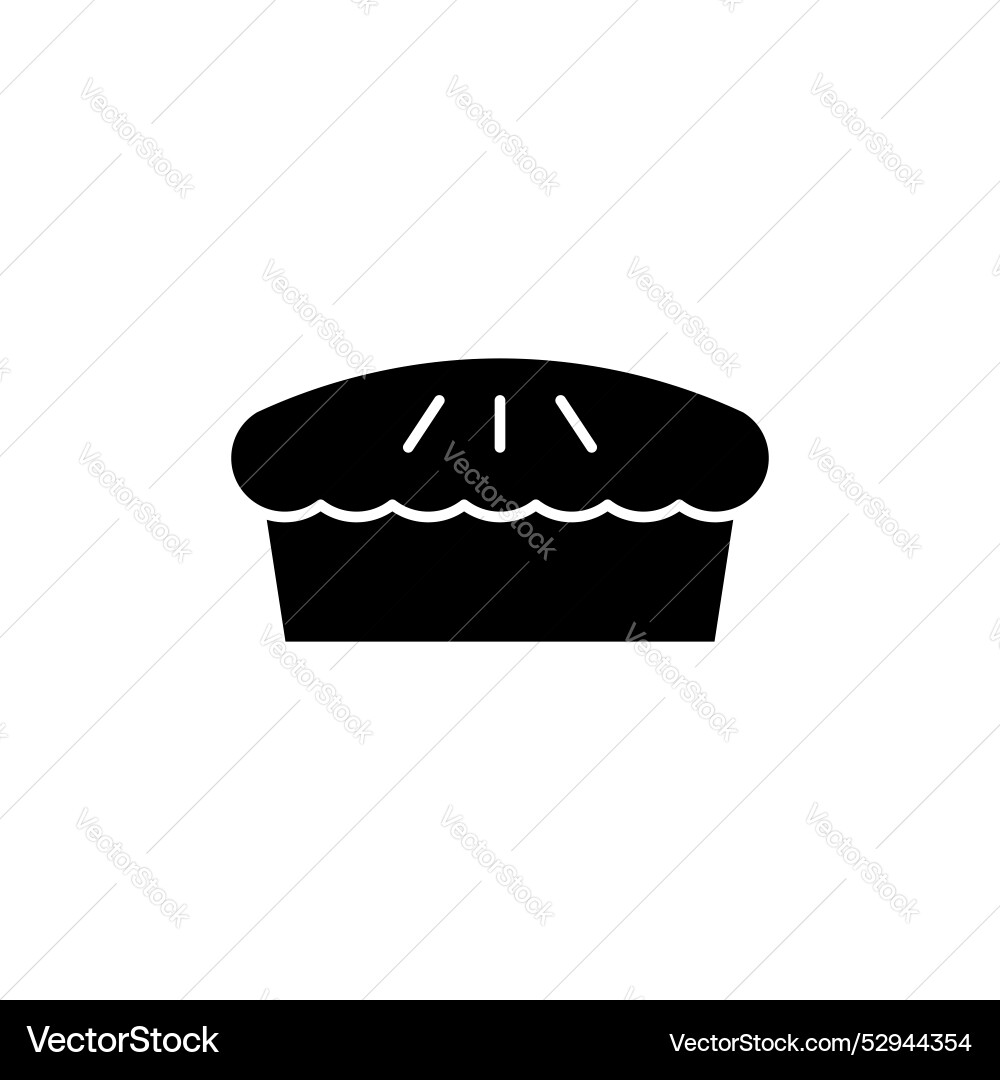 Pie Symbol gesetzt heißes Apfel Symbol in schwarz gefüllt