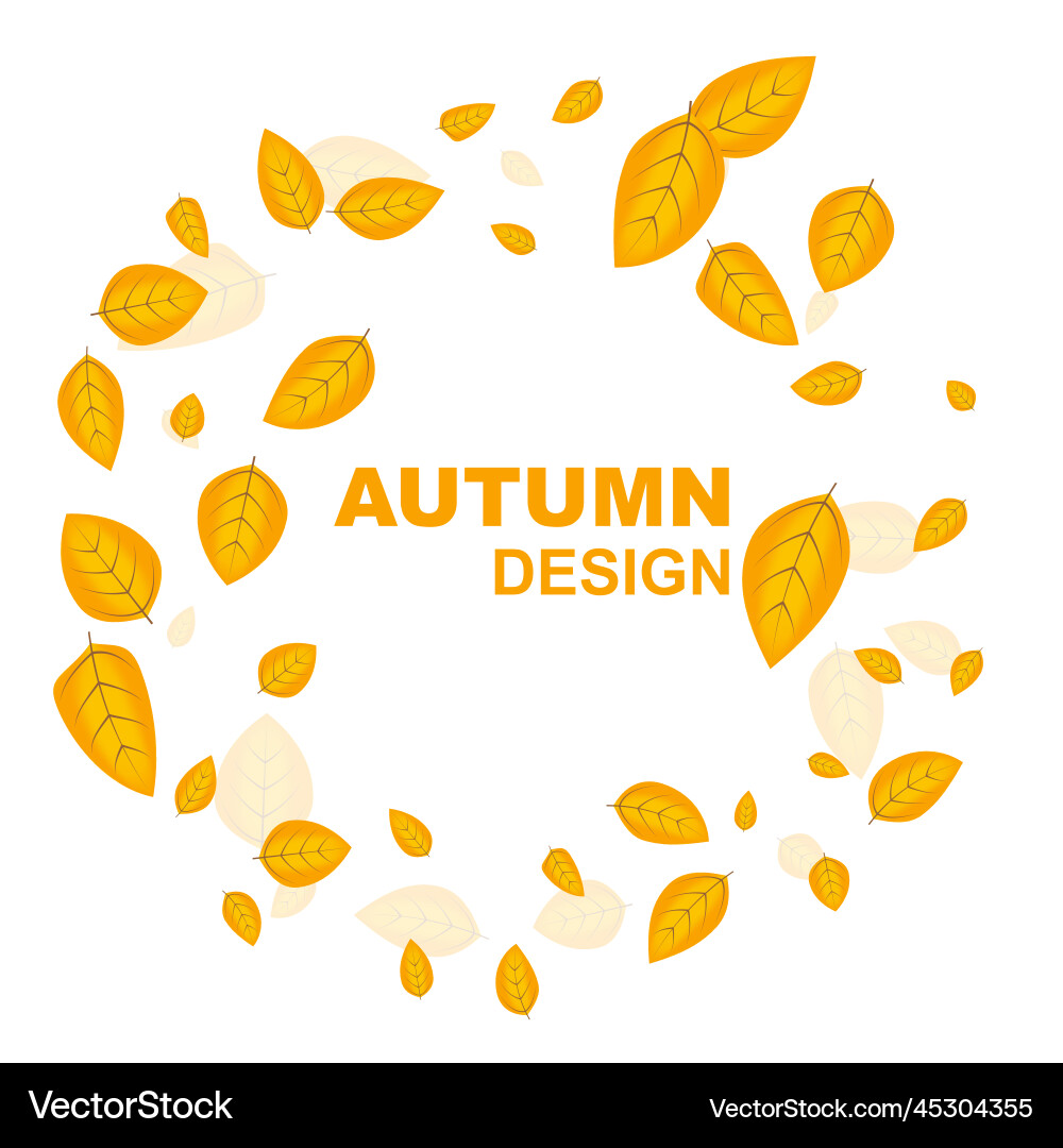 Abstract autumn background Royalty Free Vector Image