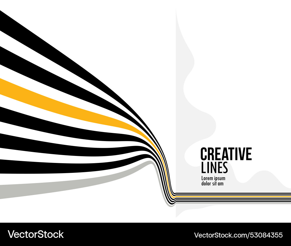 Future lines in 3d perspective abstract Royalty Free Vector