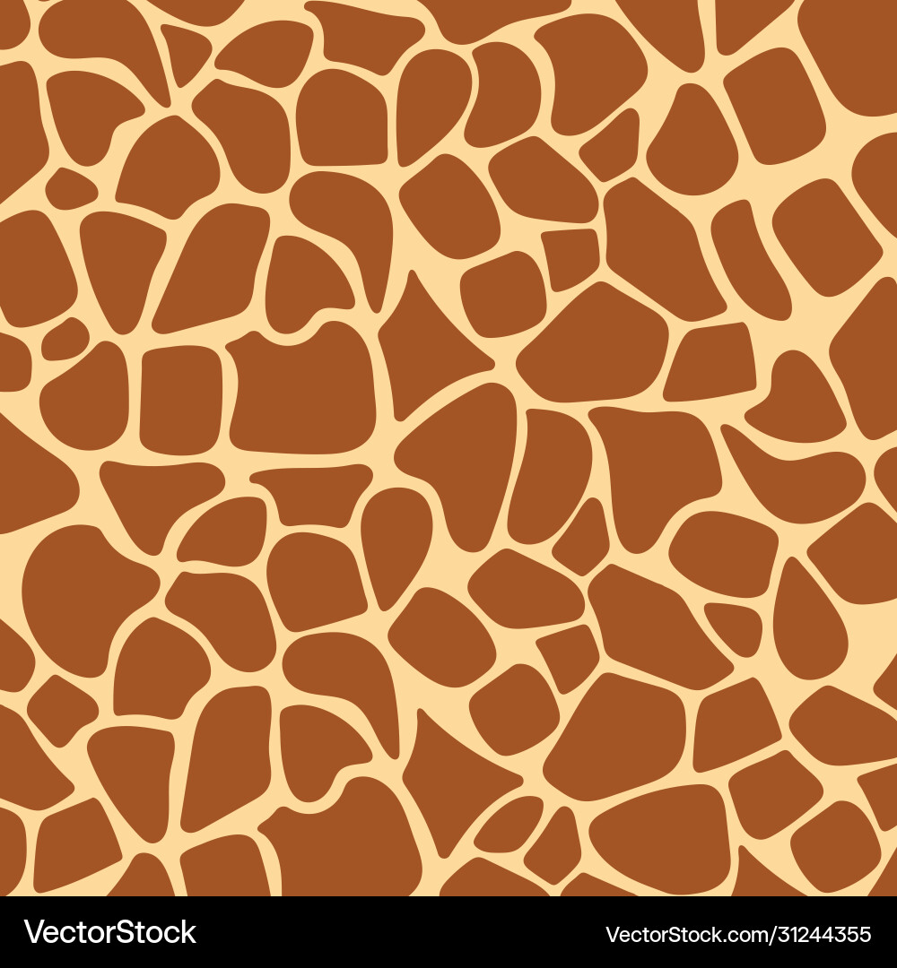 Giraffe Spot Pattern Royalty Free Vector Image