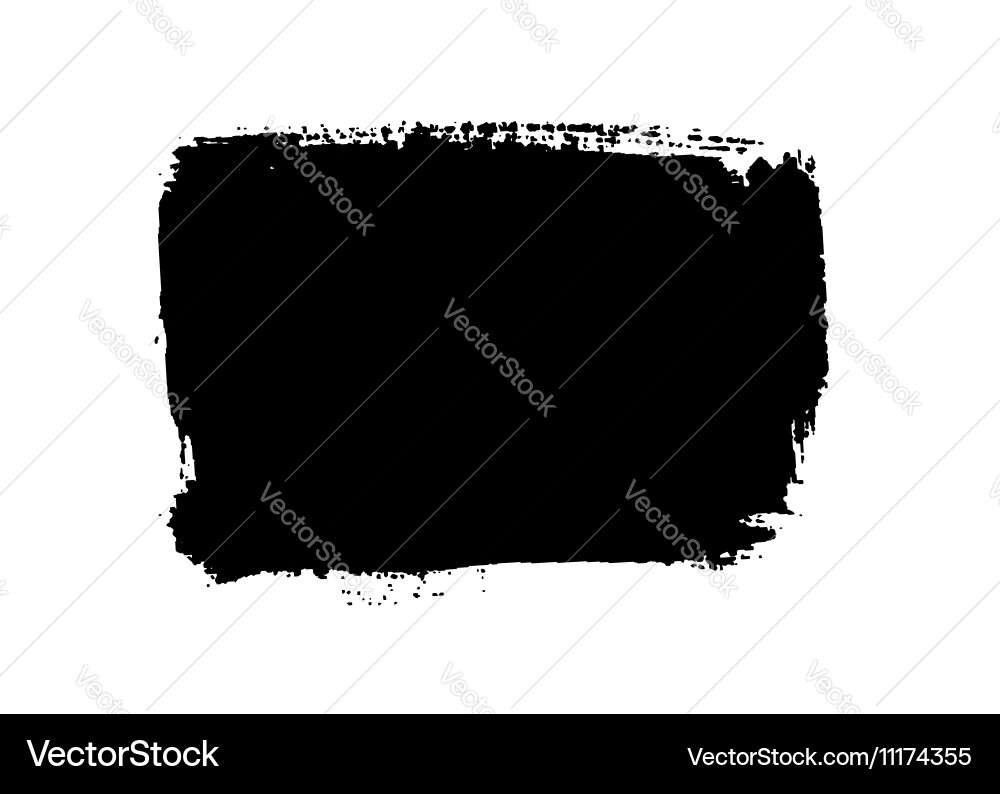 Grunge Black Rectangle Texture Royalty Free Vector Image