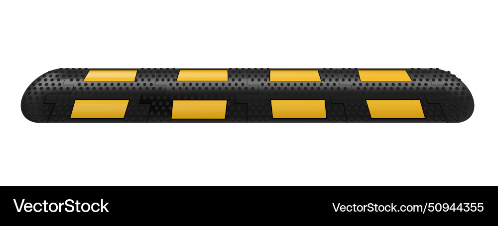 Road Speed Bump Element Royalty Free Vector Image