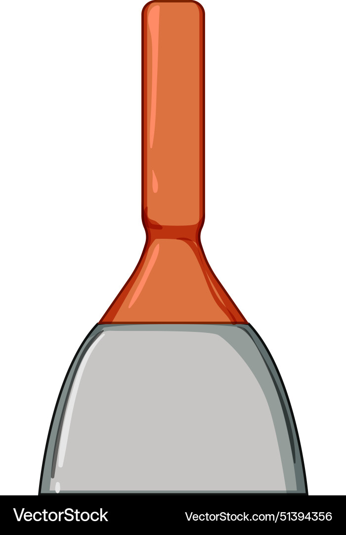 Home paint scraper cartoon Royalty Free Vector Image