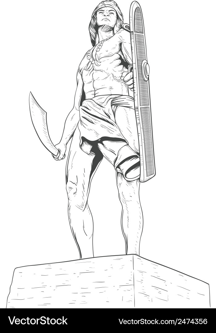 Lapu Lapu - Philippine Hero – Royalty-Free Vector | VectorStock