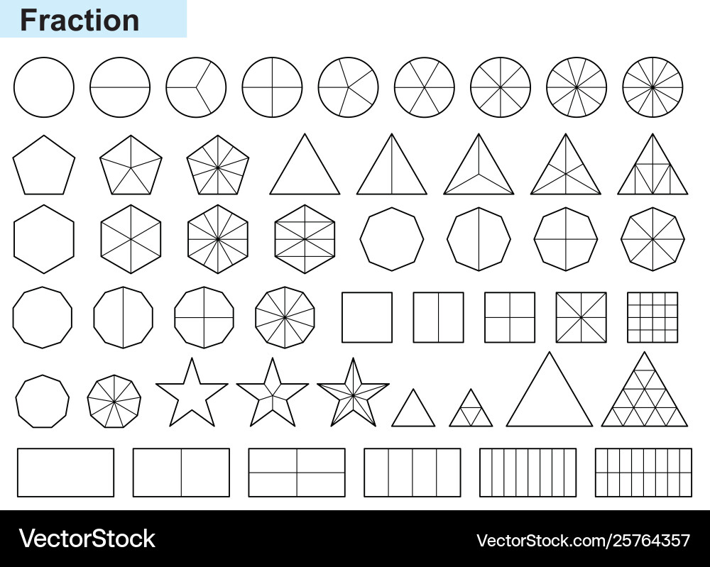 Fraction mathematics calculator simplifyi Vector Image