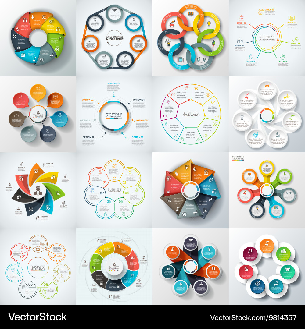 Modern Infographic Elements Royalty Free Vector Image