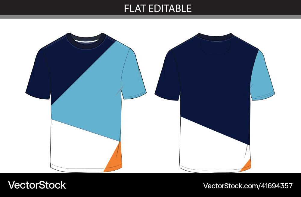 T-shirt design template Royalty Free Vector Image