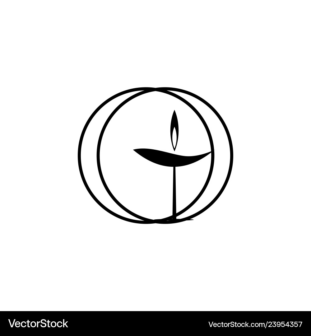 Unitarian Universalist Symbol Royalty Free Vector Image