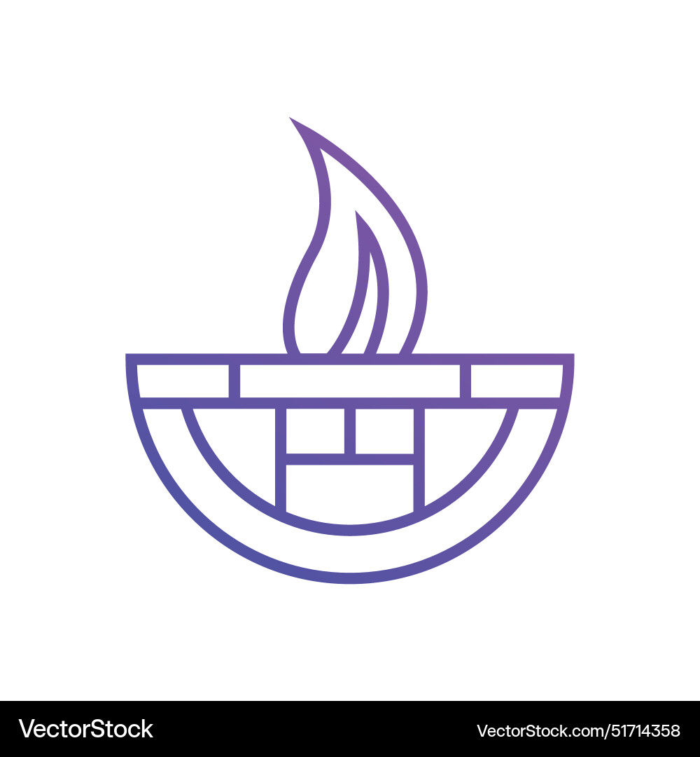 Candle logo Royalty Free Vector Image - VectorStock