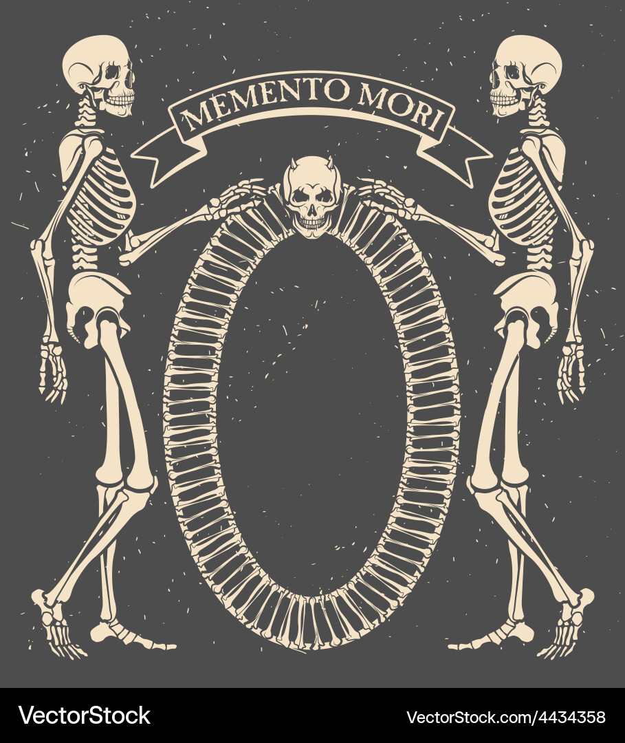 Memento mori Royalty Free Vector Image - VectorStock