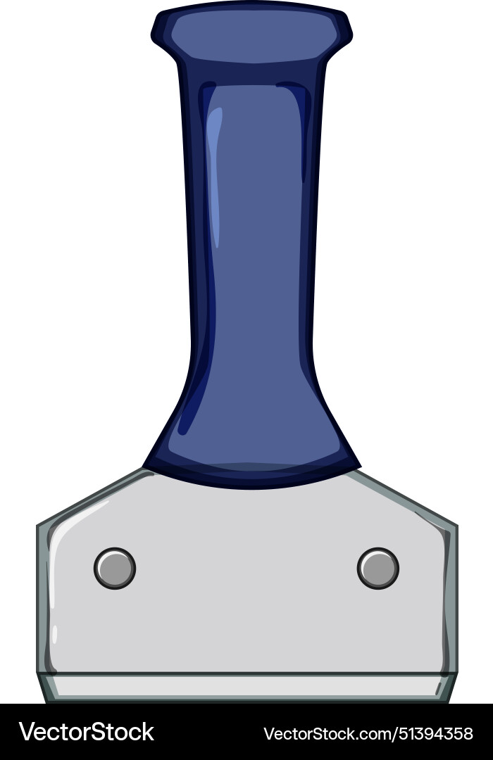 Old paint scraper cartoon Royalty Free Vector Image