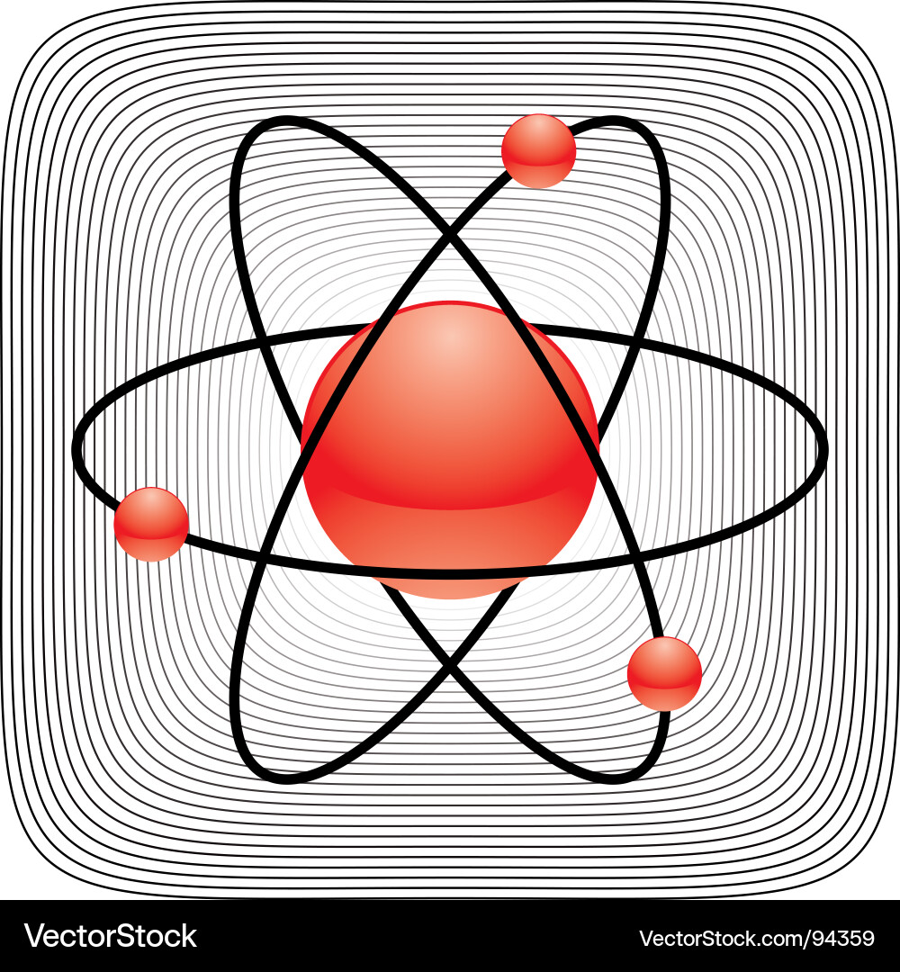 Atom Royalty Free Vector Image - VectorStock