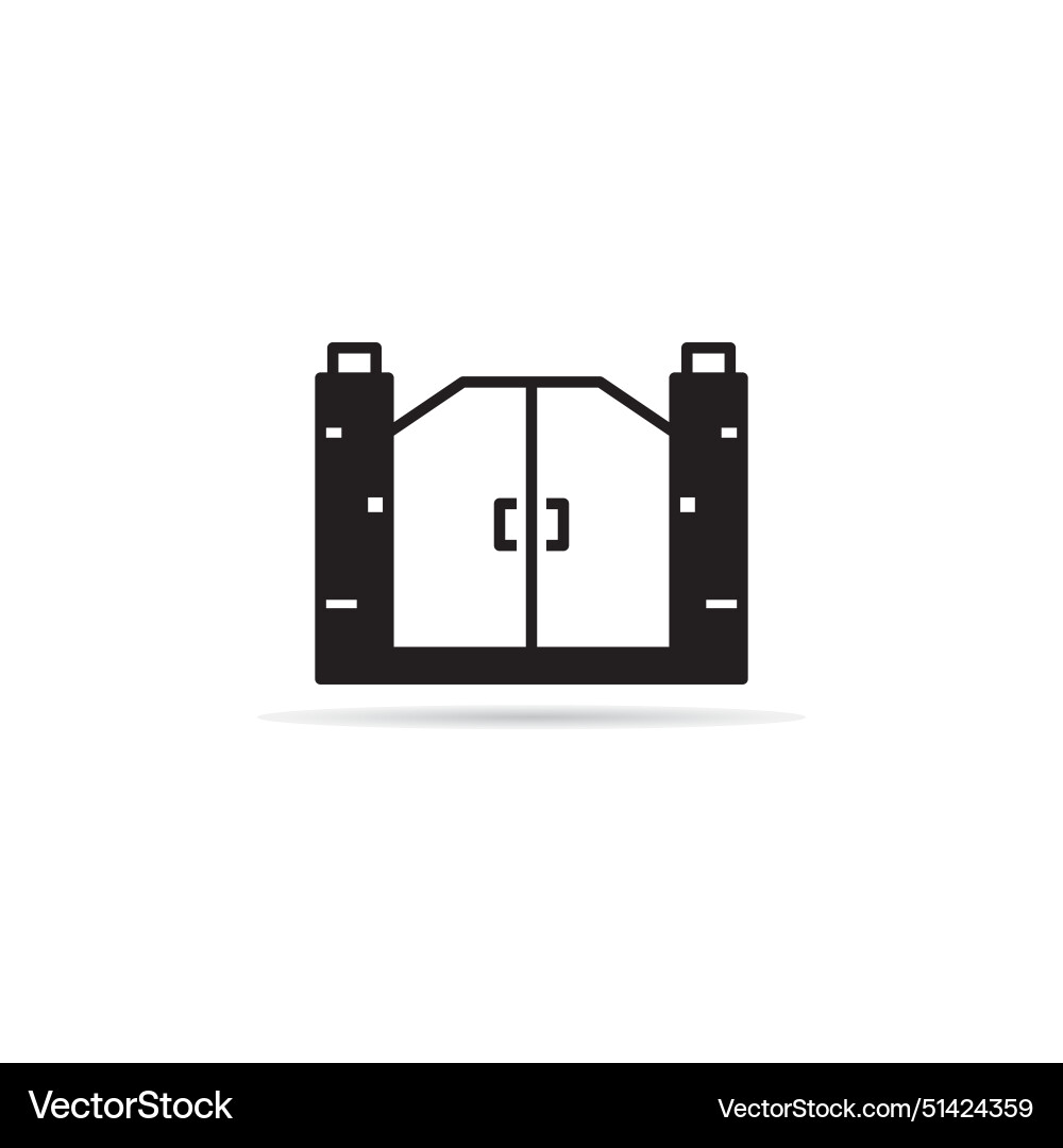 Gate icon Royalty Free Vector Image - VectorStock