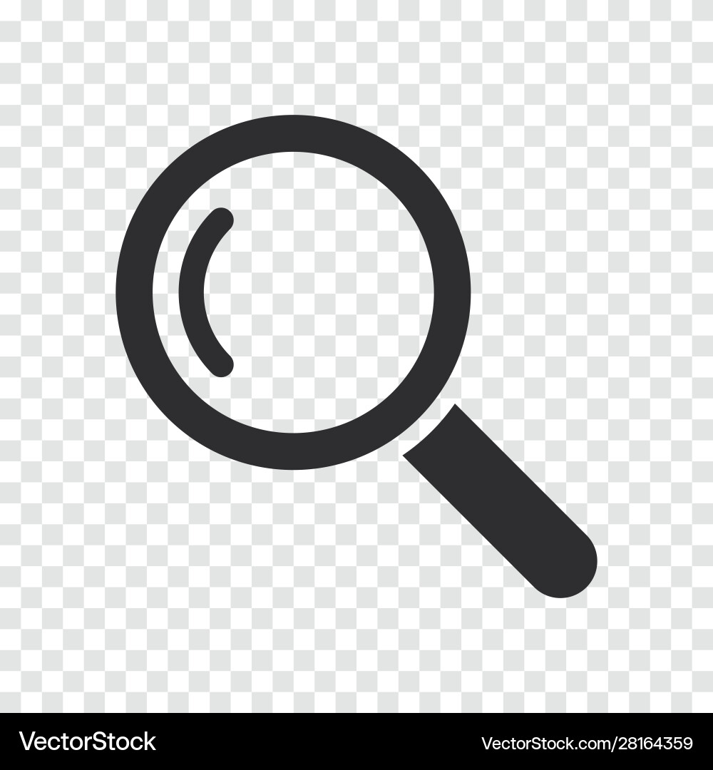 Magnifier icon Royalty Free Vector Image - VectorStock
