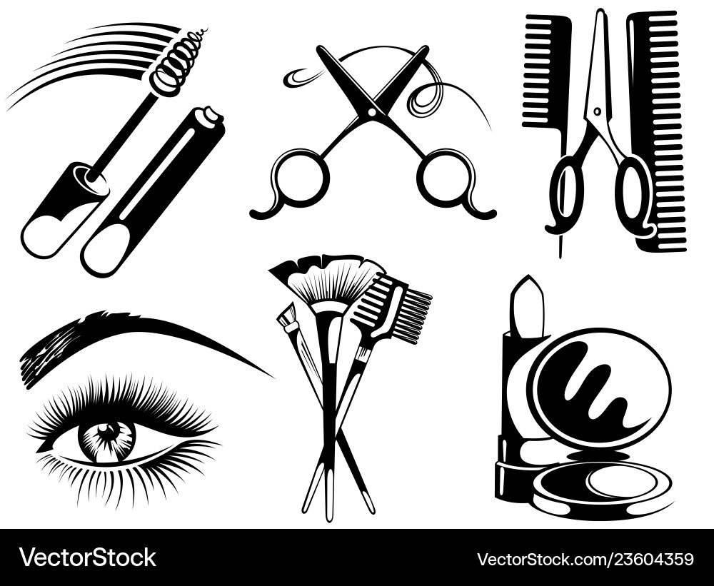 Make up set Royalty Free Vector Image - VectorStock