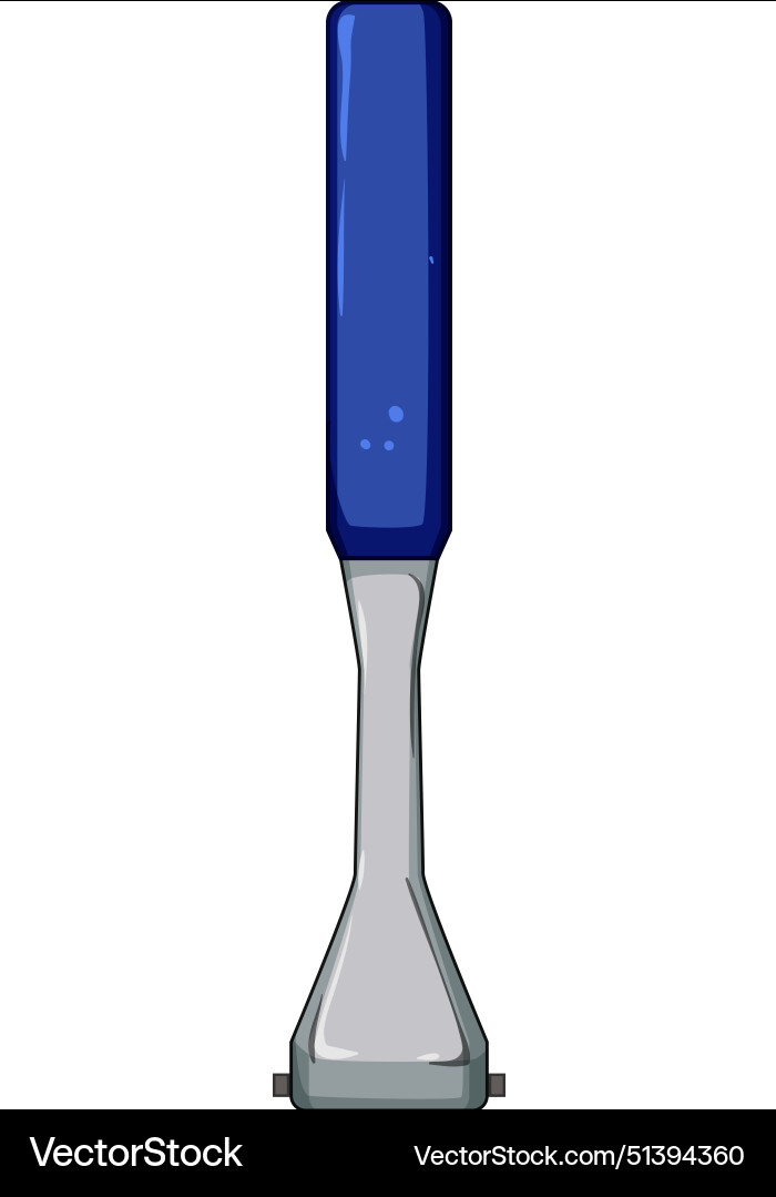 Hammer paint scraper cartoon Royalty Free Vector Image