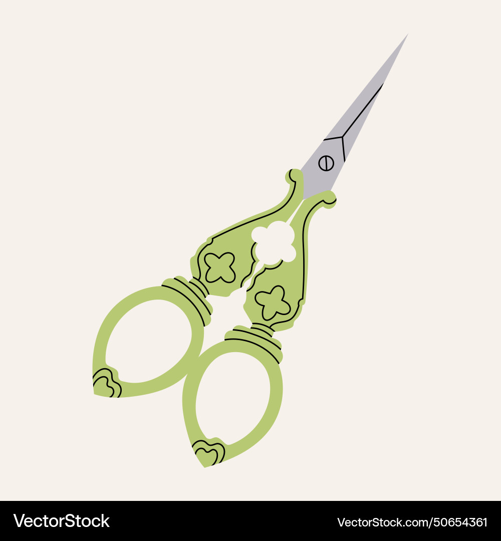 Colorful scissors for creativity Royalty Free Vector Image