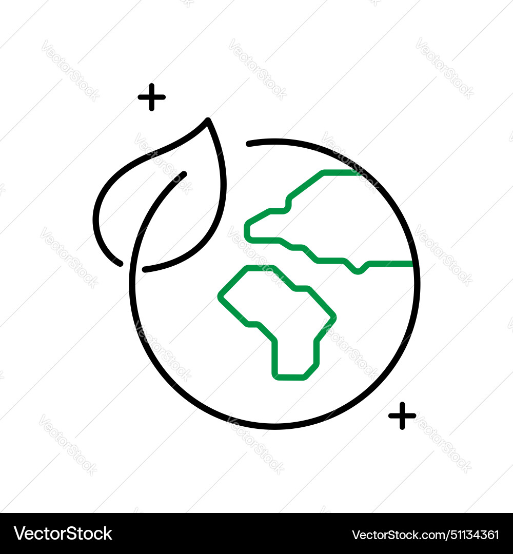 Conservation highlighting the critical importance Vector Image