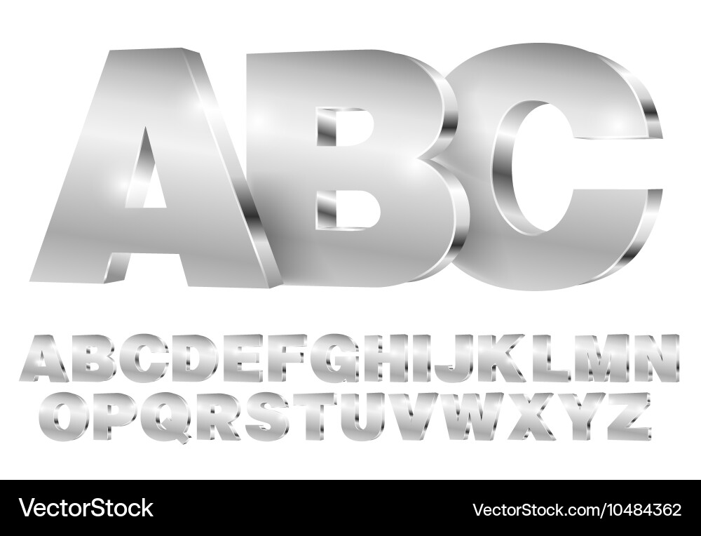 Alphabet font Royalty Free Vector Image - VectorStock