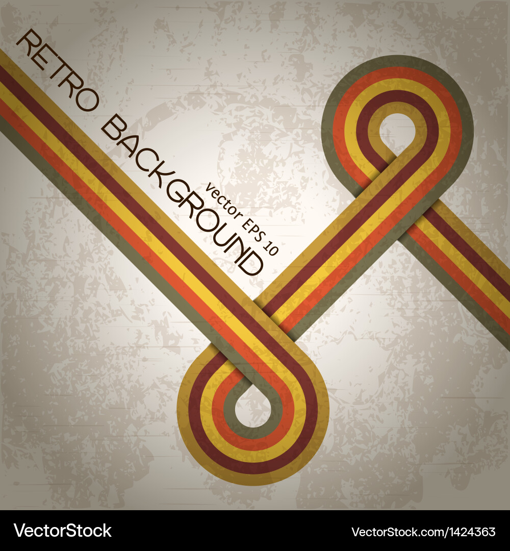 Retro Stripes Background Royalty Free Vector Image